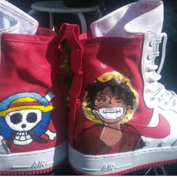 Nike | Shoes | Air Force One Sf One Piece Customs Luffy 15 | Poshmark